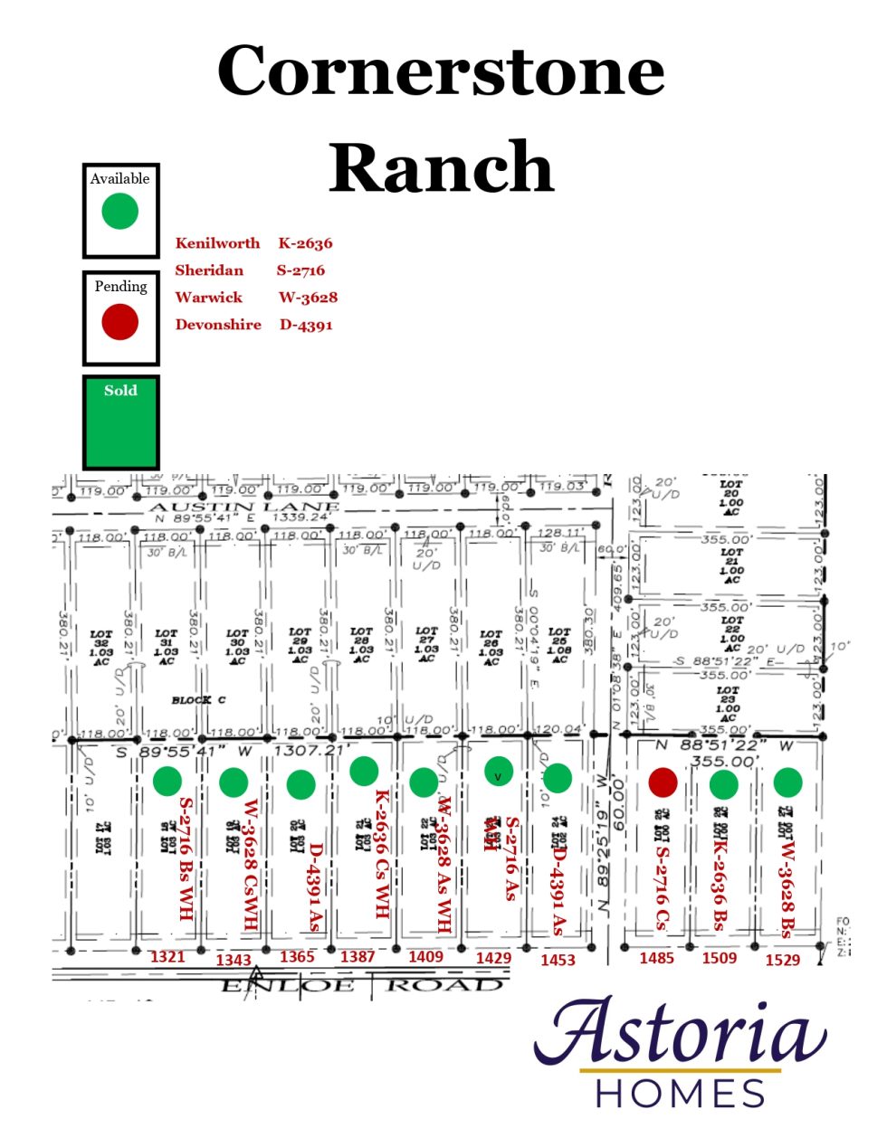Corner Stone Ranch, Howe | Astoria Homes