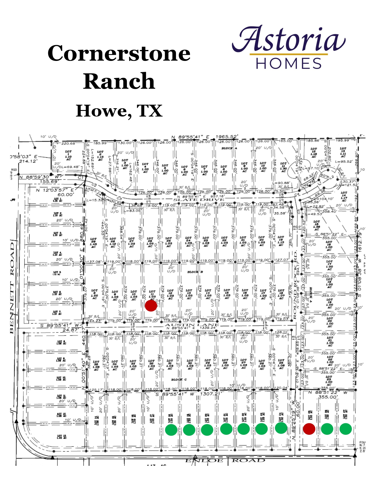 Corner Stone Ranch, Howe | Astoria Homes