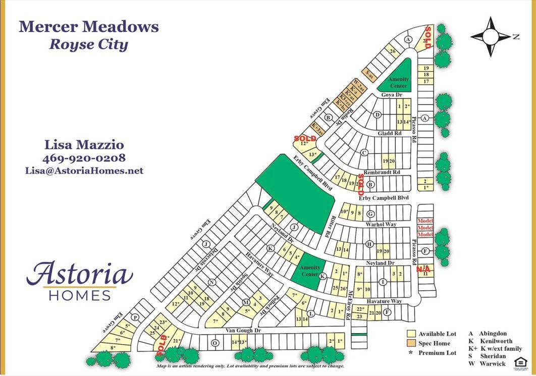 Mercer Meadows, Royse City | Astoria Homes