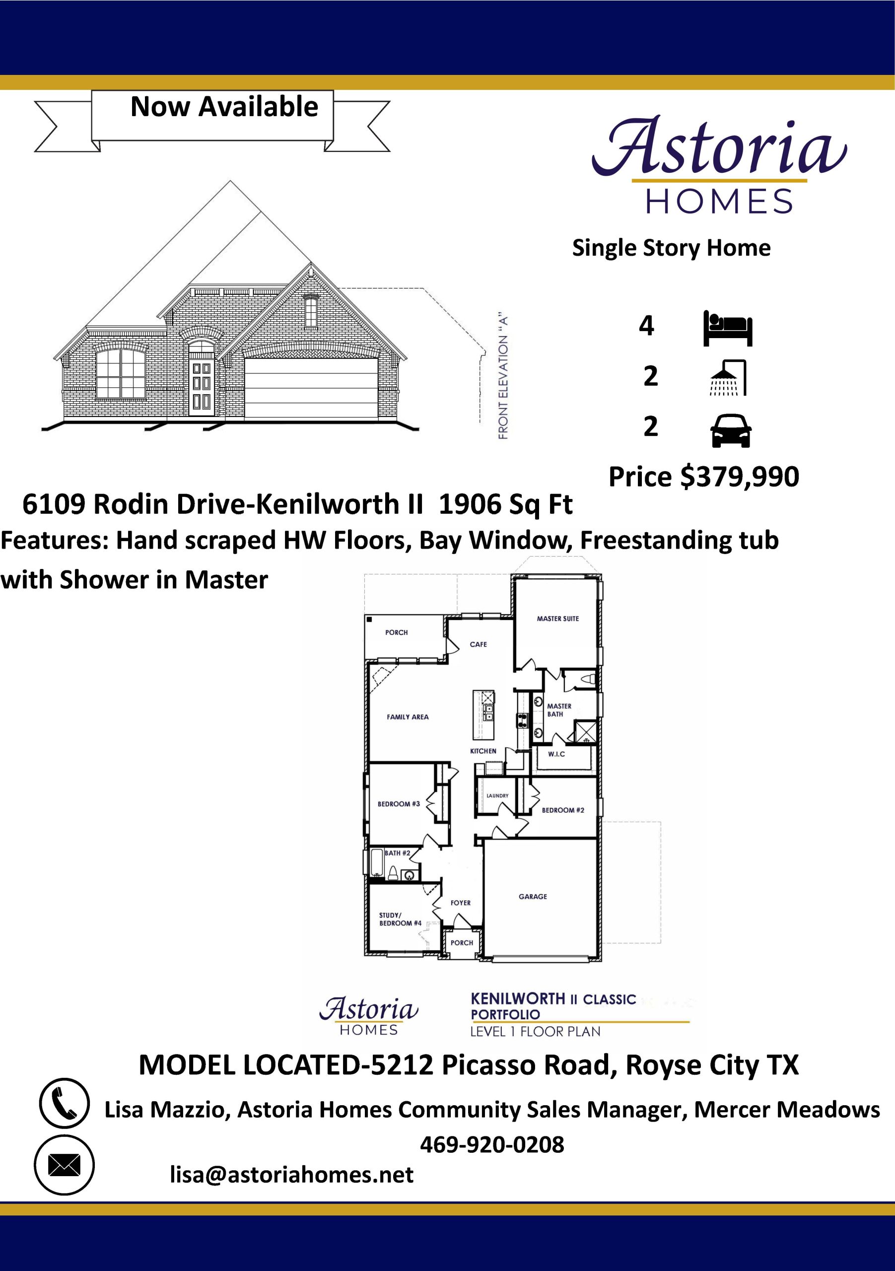 Mercer Meadows, Royse City | Astoria Homes